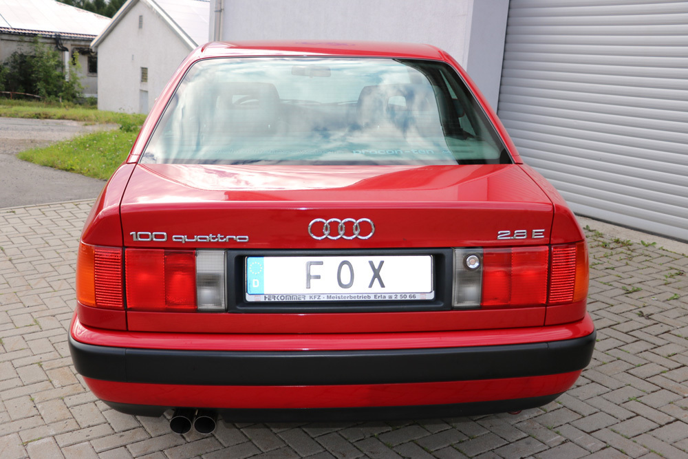 Audi 100, A6 C4 quattro 2.6l 2.8l FOX Sportauspuffanlage ab Kat 2x70mm ...