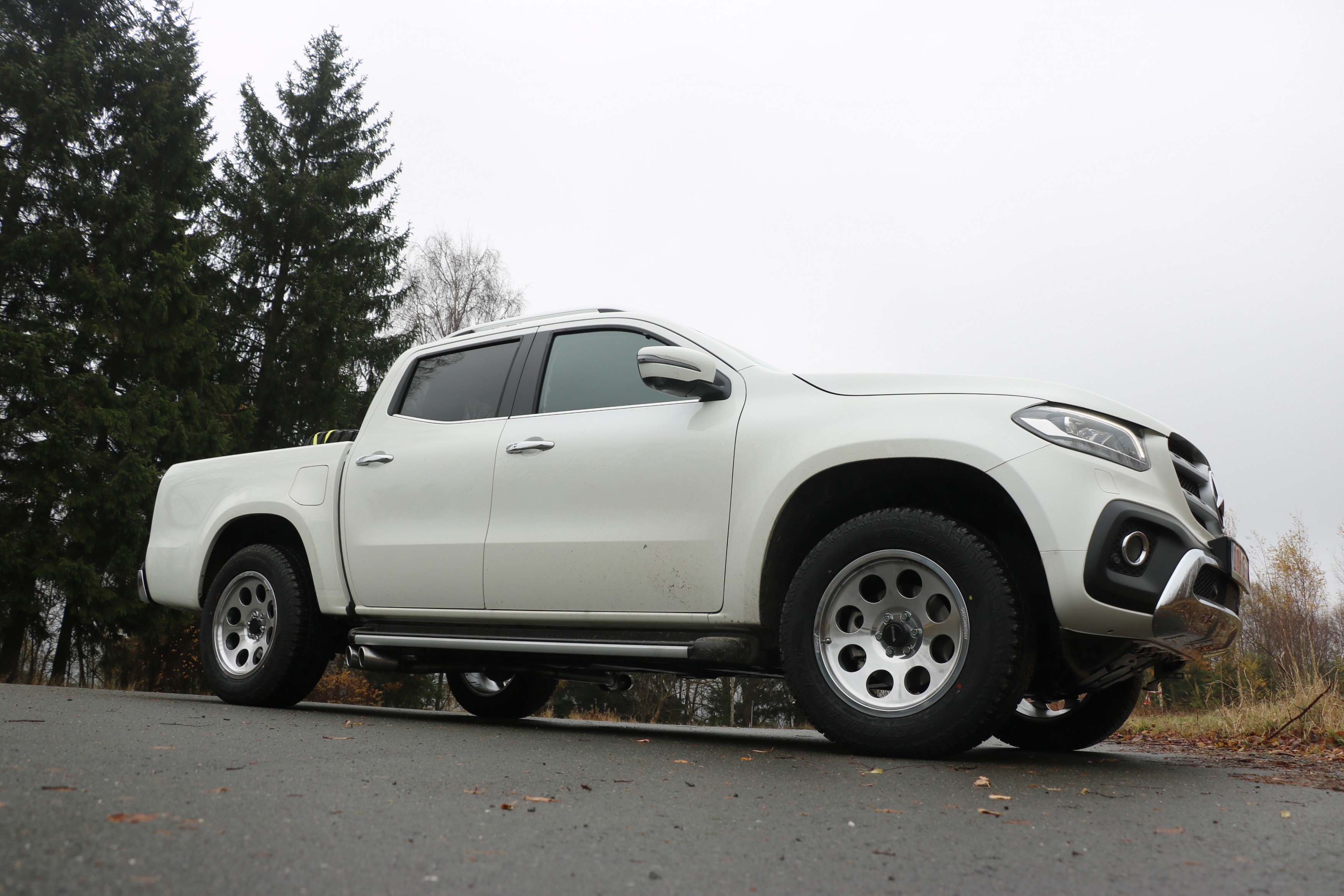 Mercedes X-Klasse X470 4MATIC FOX Sidepipe rechts-links Endrohr-System ...