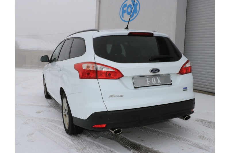 Ford Focus 3 Turnier 1.0 EcoBoost FOX Sportauspuffanlage ab Kat re/li ...