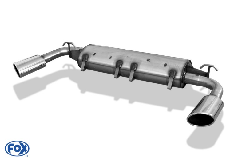 Lexus SC 430 FOX Sportauspuff re/li 115x85mm Porsche-Design oval ...