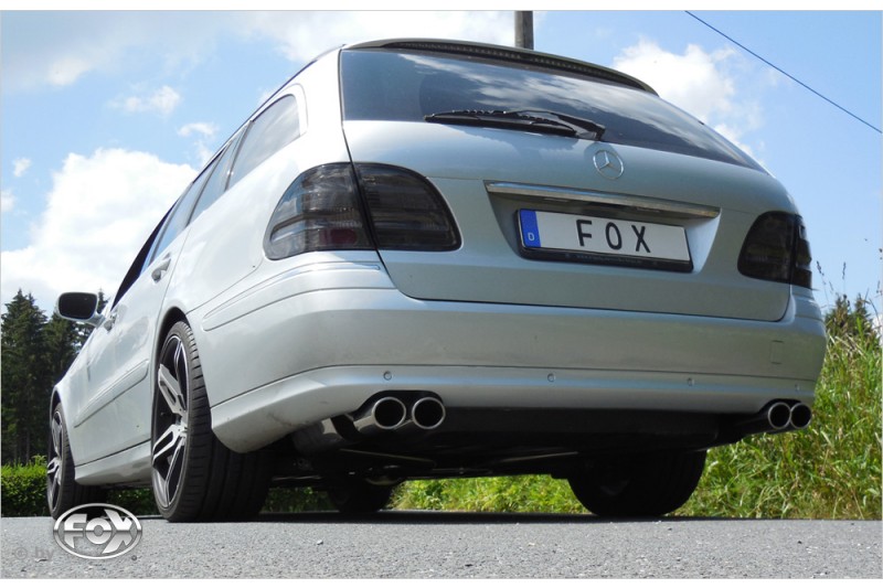 Mercedes E-Klasse W211 S211 E500 T-Modell FOX Sportauspuffanlage ab Kat ...